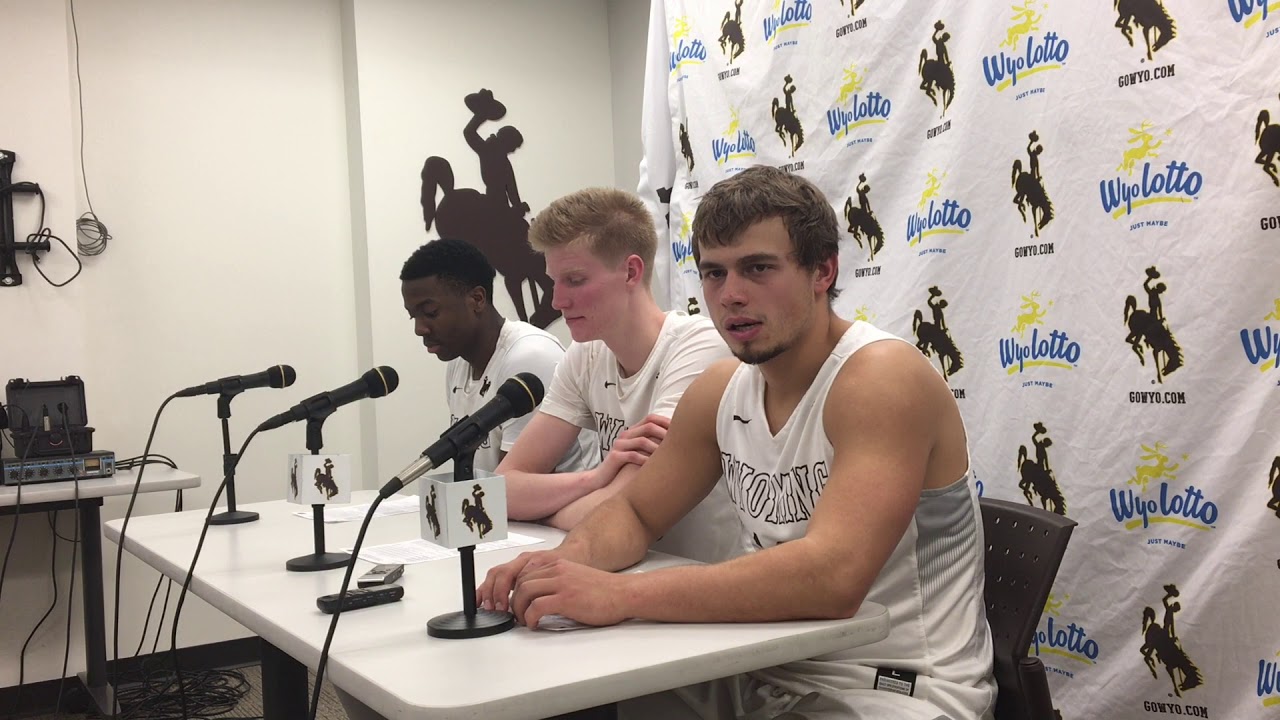 Alan Herndon, Hayden Dalton, Cody Kelley discuss Wyoming's win over ...