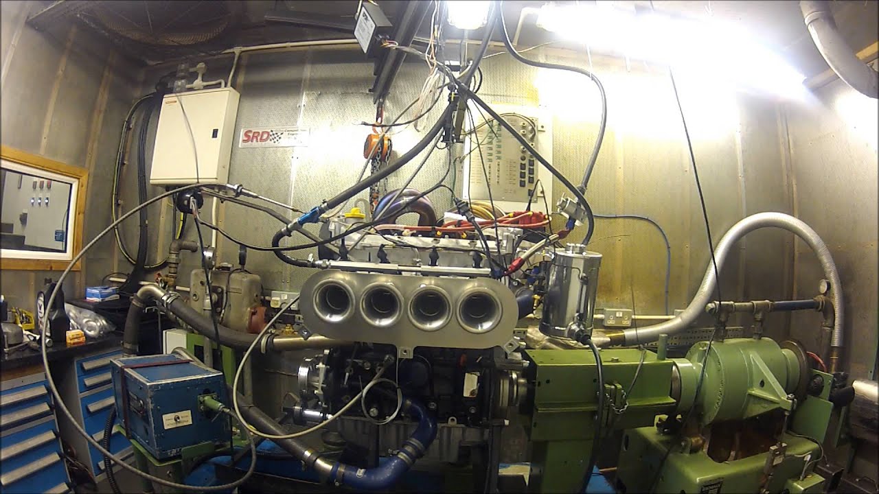 Pure Motorsport Renault Clio F4R Race Engine 235bhp, 185lbft Dyno - YouTube