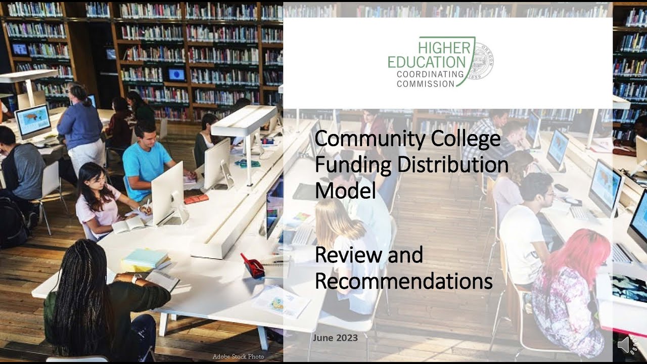 Community College Funding Distribution Model - Review and ...