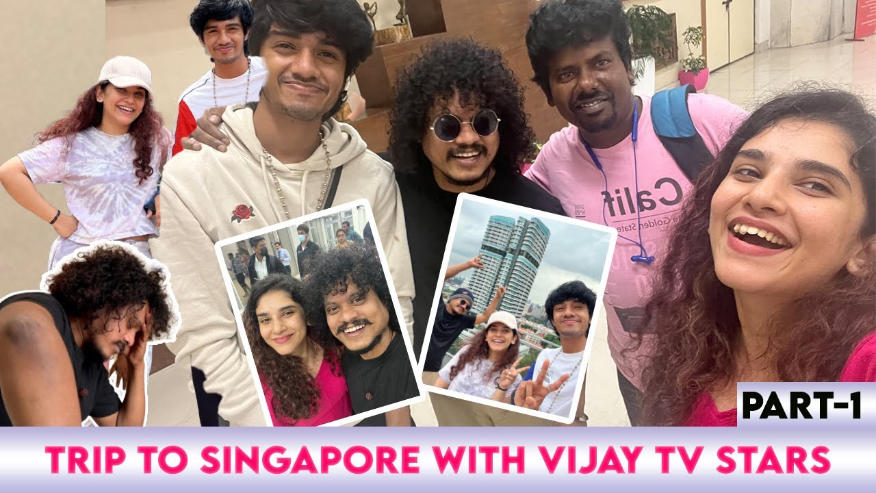 Vijay tv Stars in Singapore | part 1 | Vrusha Balu - YouTube