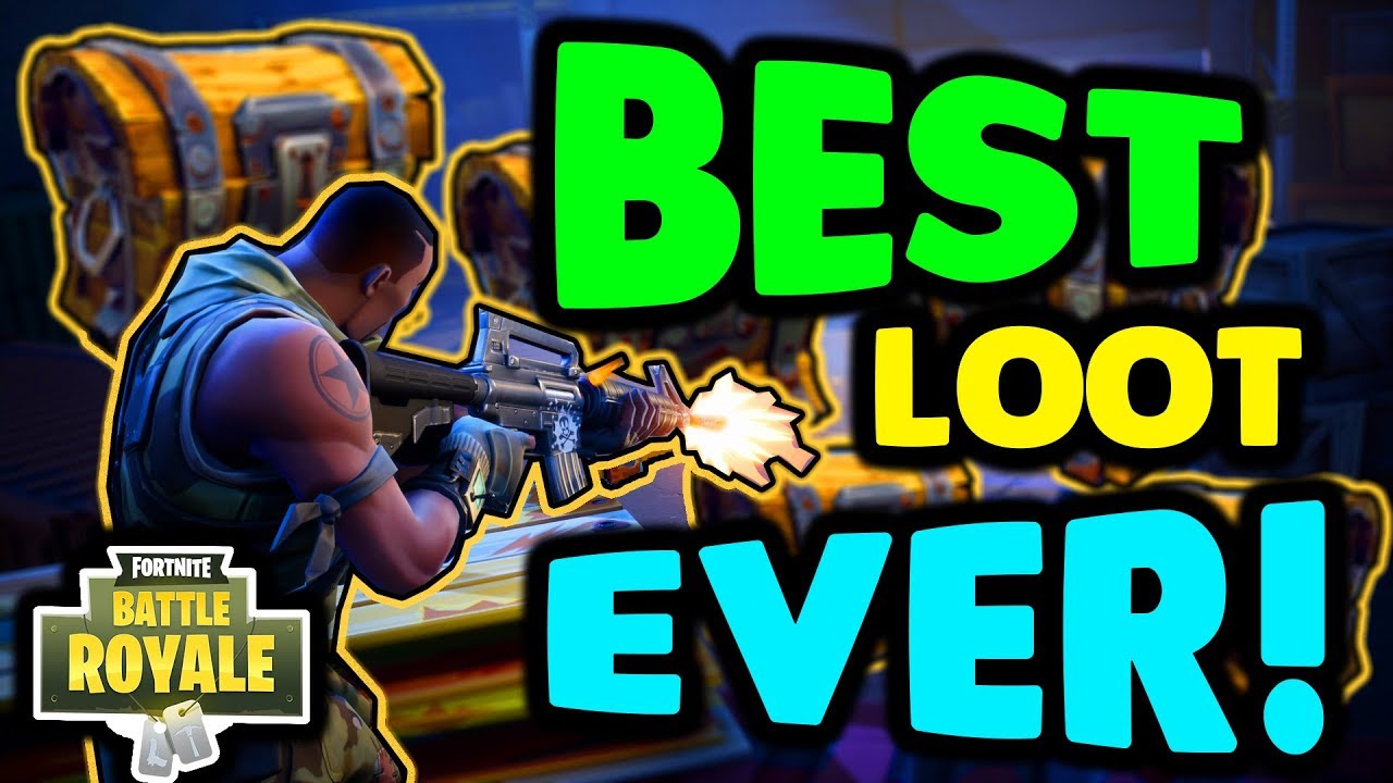 BEST LOOT EVER!!! ( 3 CHESTS, LEGENDARY GAME!!) Fortnite: Battle Royale ...