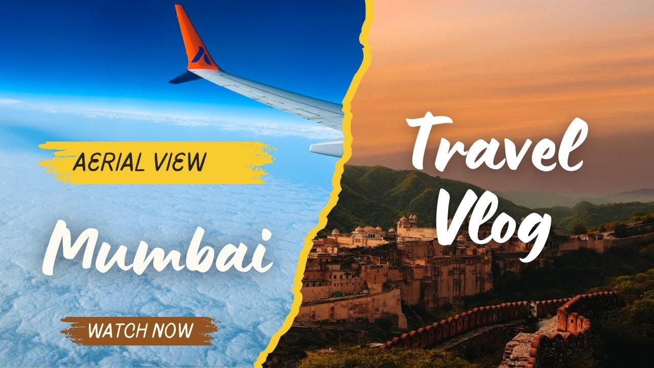 Live Aerial View of Mumbai City With Akasa Air || Travel Vlog || Dayan ...