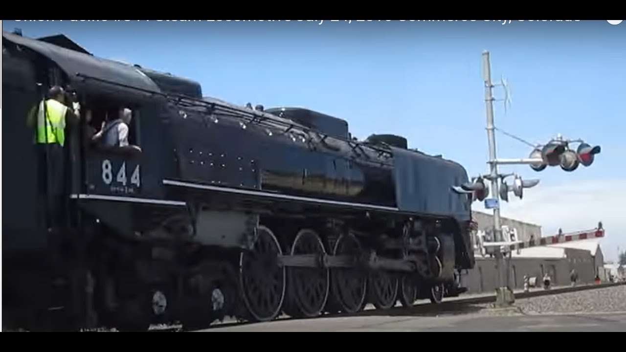 Union Pacific #844 Steam Locomotive July 24, 2016 Commerce City ...