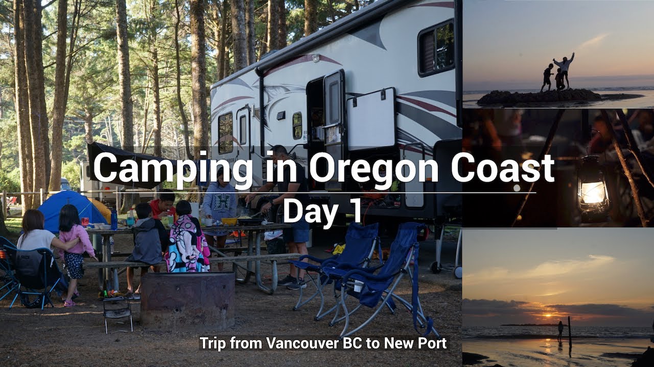 Camping in Oregon Coast Day 1 - YouTube