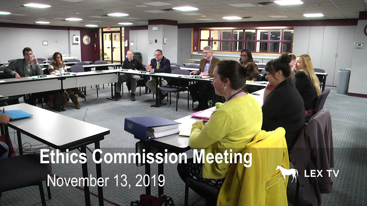 Ethics Commission Meeting 11-13-19 - YouTube
