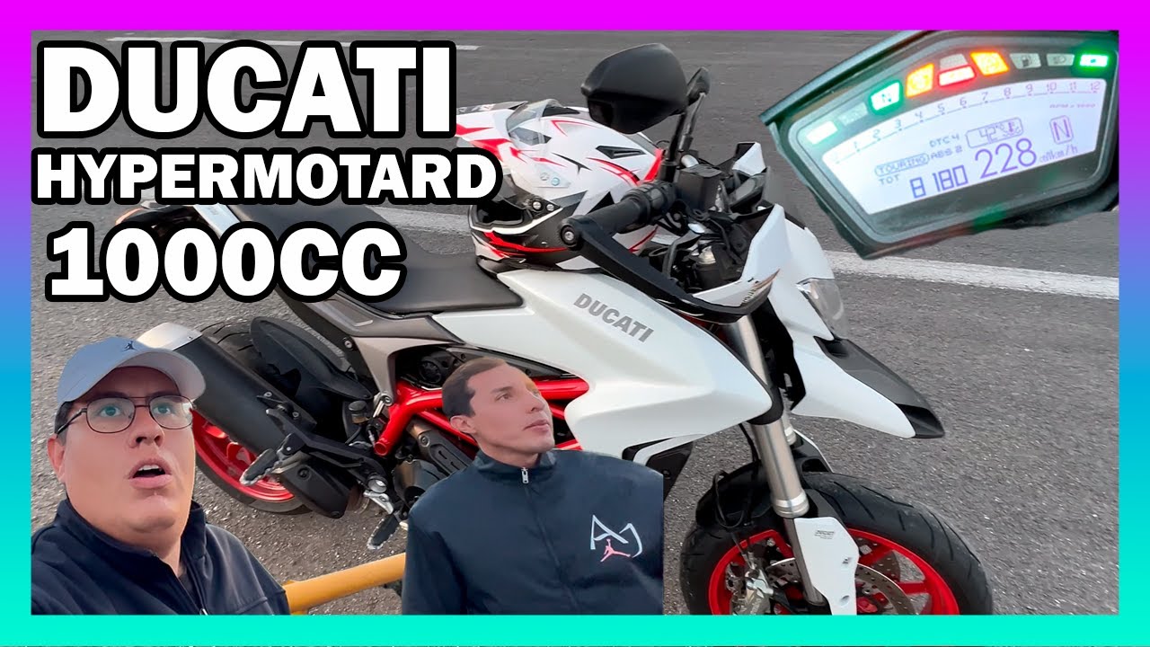 Calando una HyperMoto 1000cc | DUCATI HYPERMOTARD 939 - YouTube