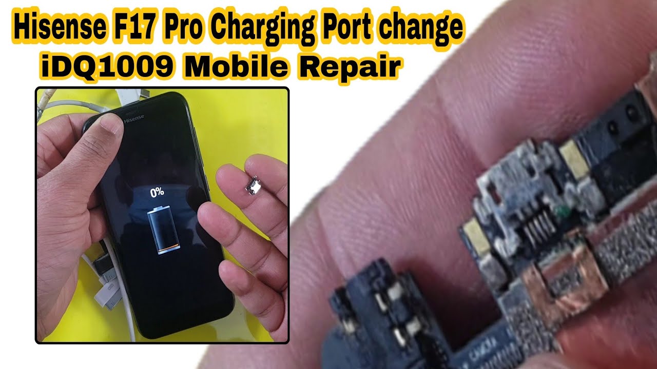 Hisense F17 Pro charging Port change complete guide/ Hisense USB port ...
