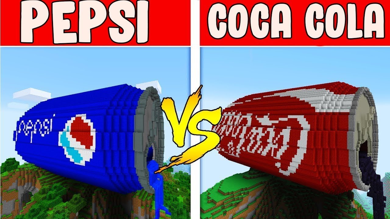COCA-COLA vs PEPSI en MINECRAFT - YouTube