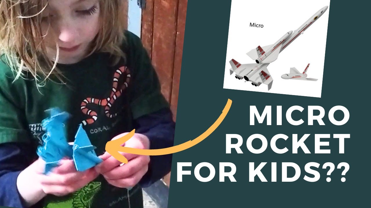 Tiny rocket go FLOOSH | Semroc Flying Model Rocket Kit Micro MX Orbital Transport Micro Rocket ...