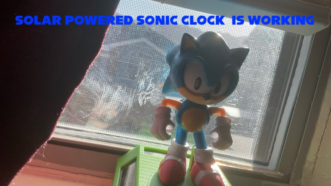 MY SONIC CLOCK IS WORKING!!!! - YouTube