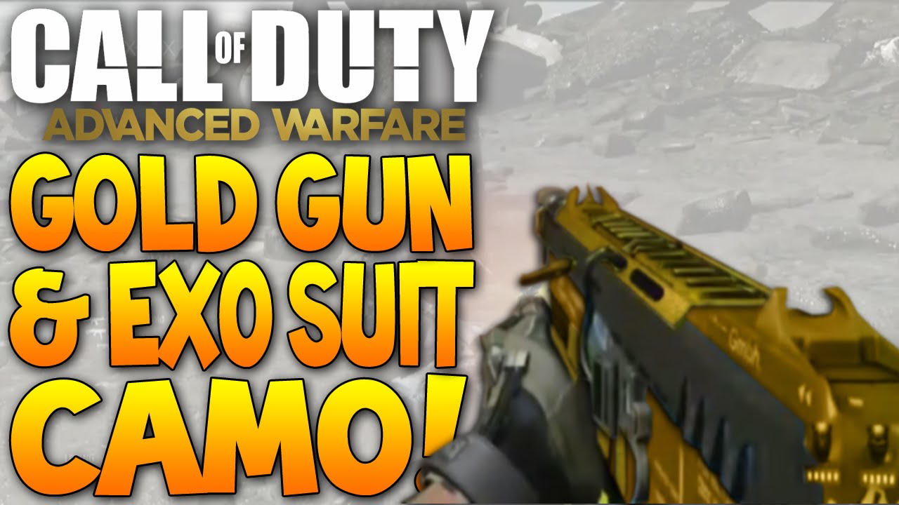 Advanced Warfare "GOLD EXO SUIT & WEAPON CAMO" Confirmed "Call Of Duty ...