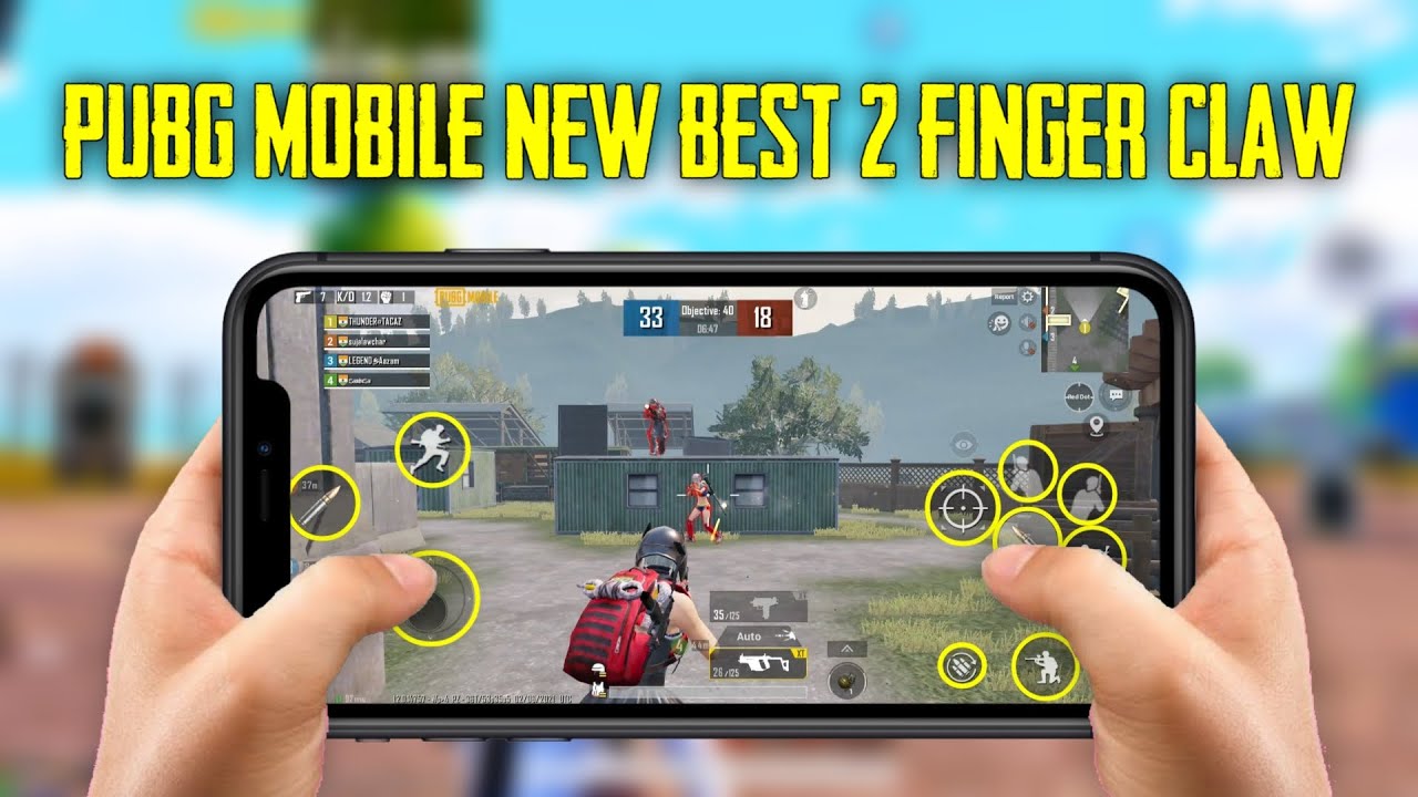 PUBG MOBILE NEW BEST 2 FINGER CLAW SETUP WITH GYRO + NON-GYRO SETTINGS ...