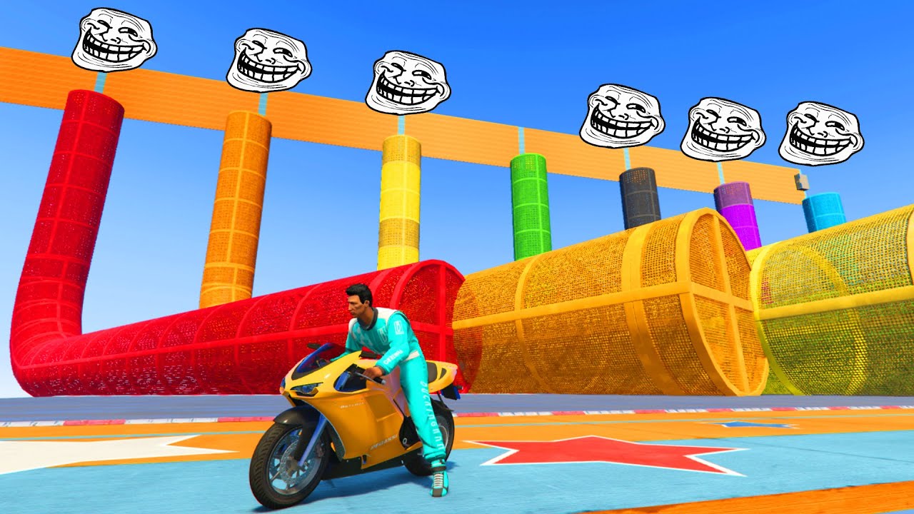 HARD TROLL MOTO 15 MIN CHALLENGE ! - YouTube
