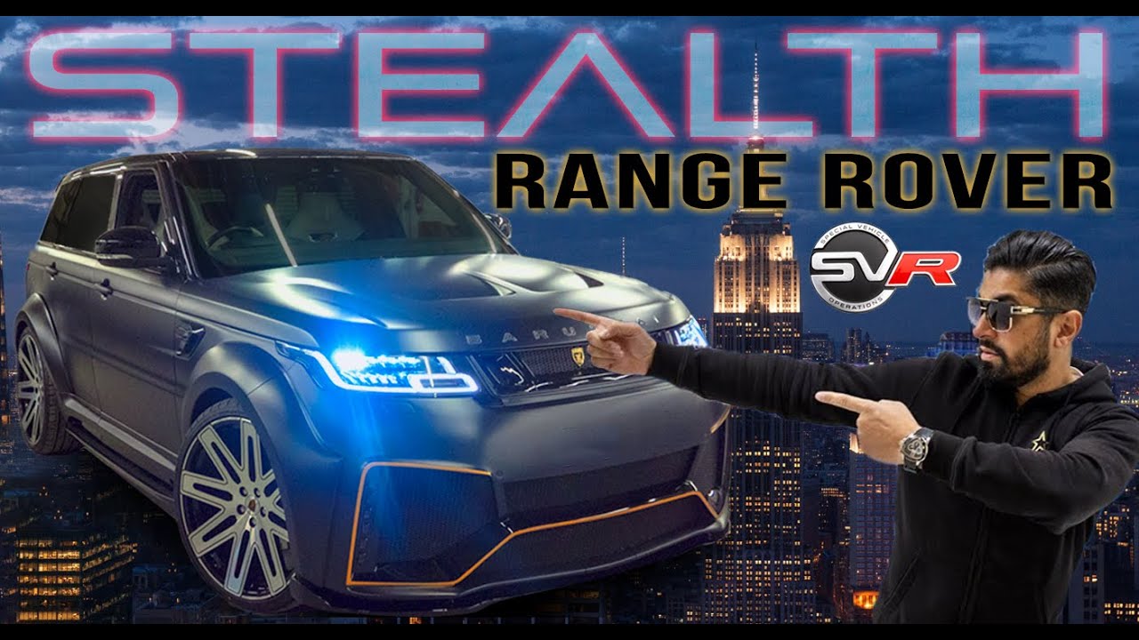 CUSTOM PAINTED RANGE ROVER SVR !!! - YouTube