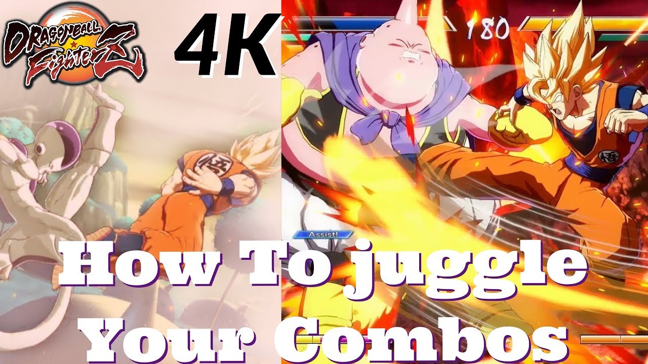 How To Juggle Your Combos tutorial | Dbz FighterZ(4K) | with Gameplay ...
