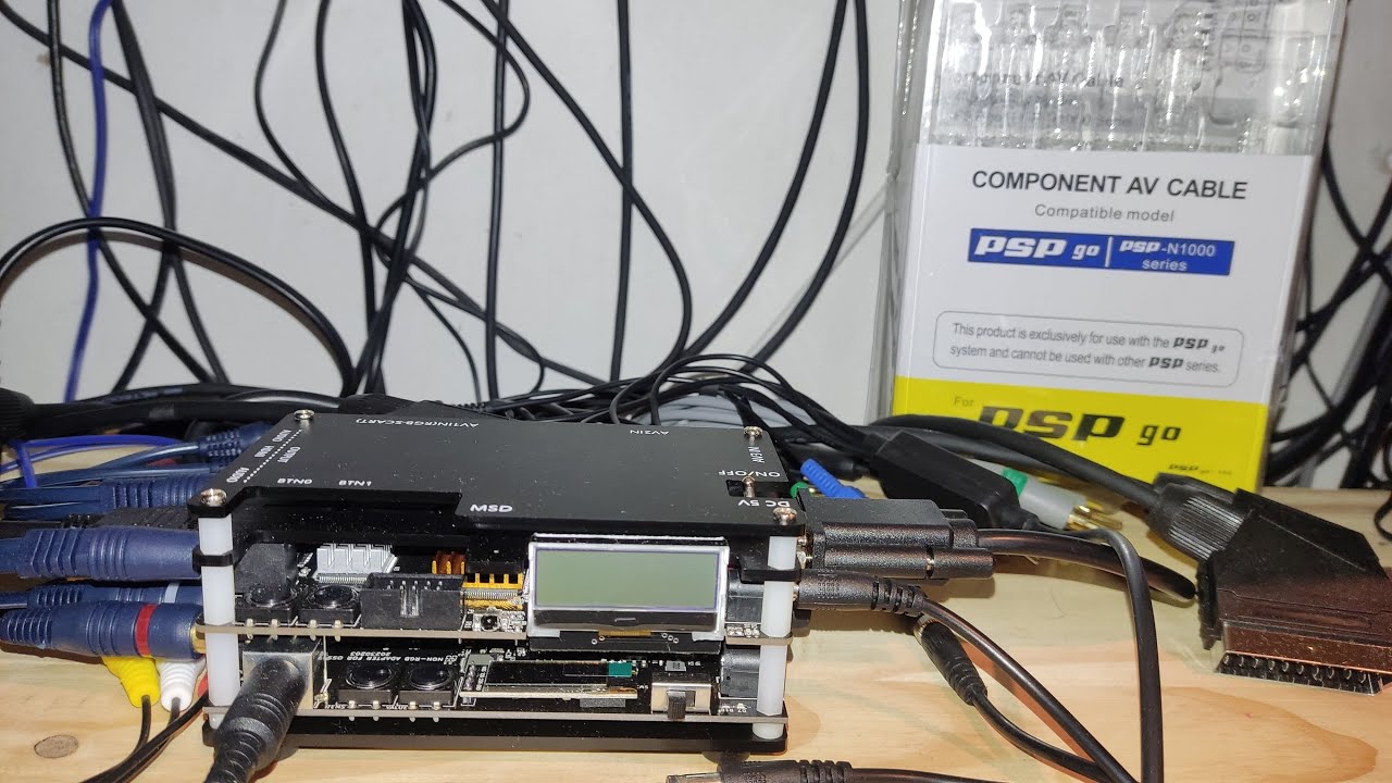 PSP + Cable por componentes + OSSC - YouTube