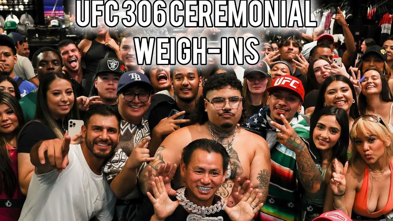 Vegas Day 2 vlog UFC 306 weigh-ins, That Mexican OT & Johnny Dang ...