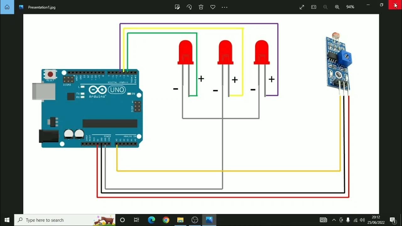 Kontrol Lampu Led dengan LDR berbasis Arduino dan Delphi - YouTube