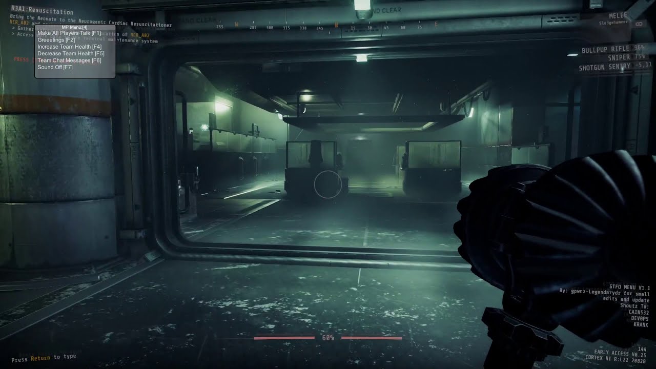 GTFO Cheat menu (works online) - YouTube