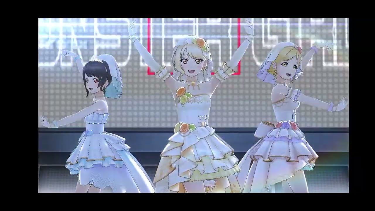 [スクスタ MV] A Dress to Dream About Ai, Nico, Mari - MONSTER GIRLS (MV ...