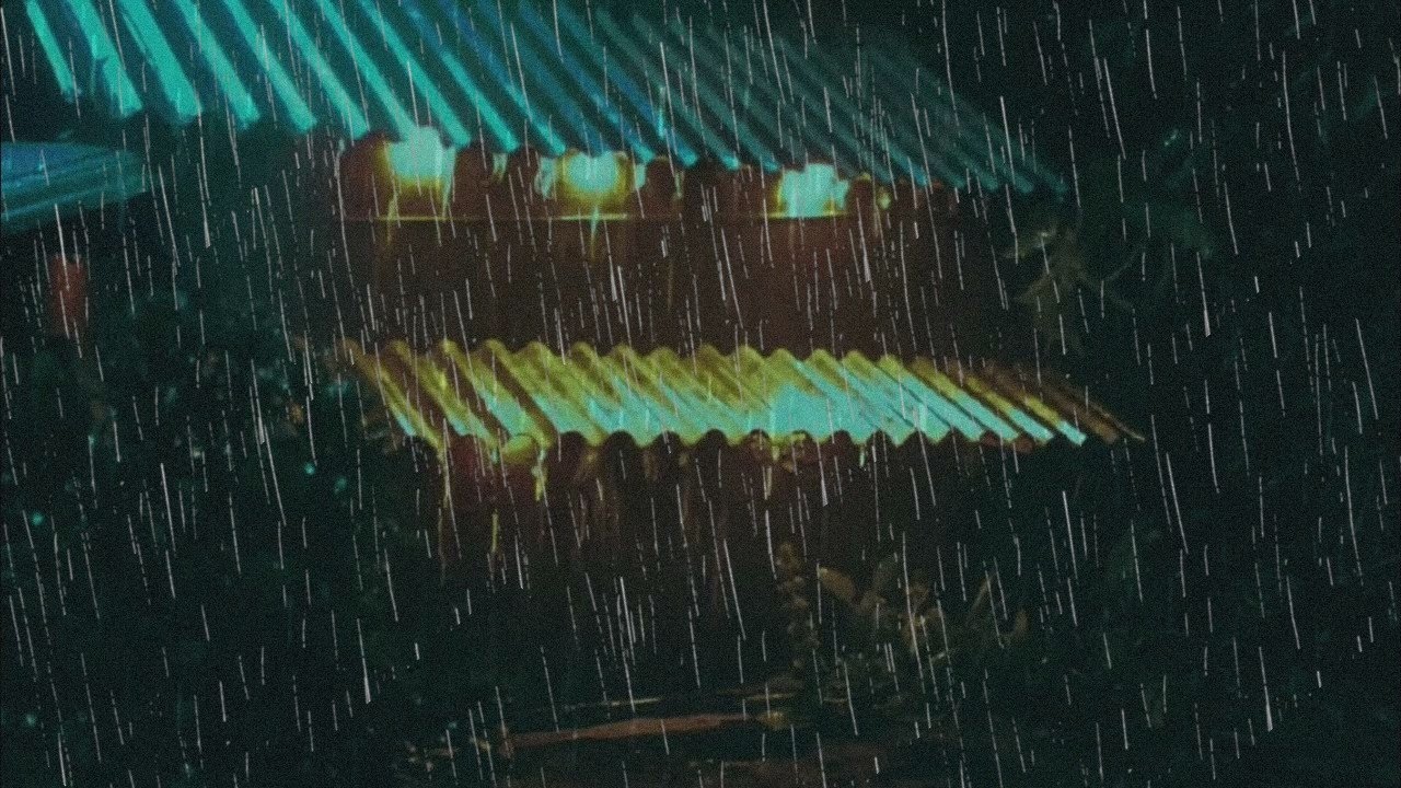 heavy rain at night, the right time to sleep until morning and wake up ...