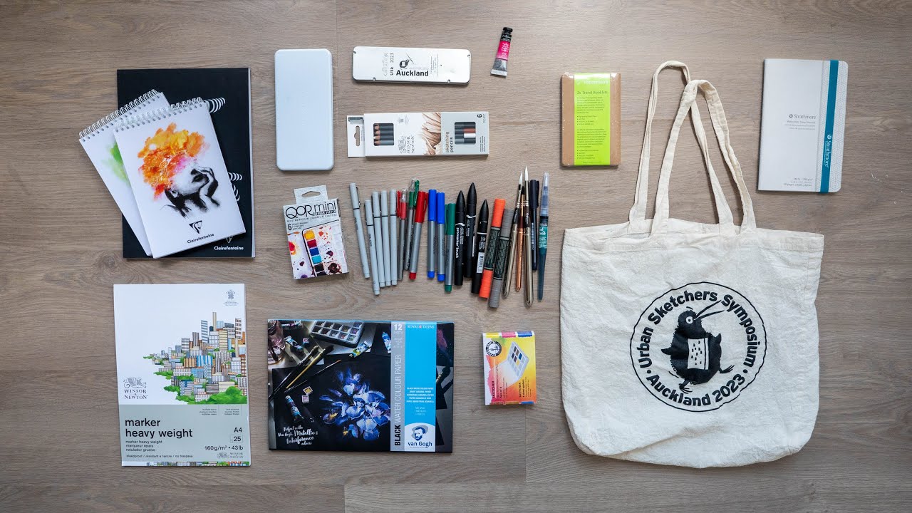 Unpacking the goodie bag from Auckland USk Symposium - YouTube