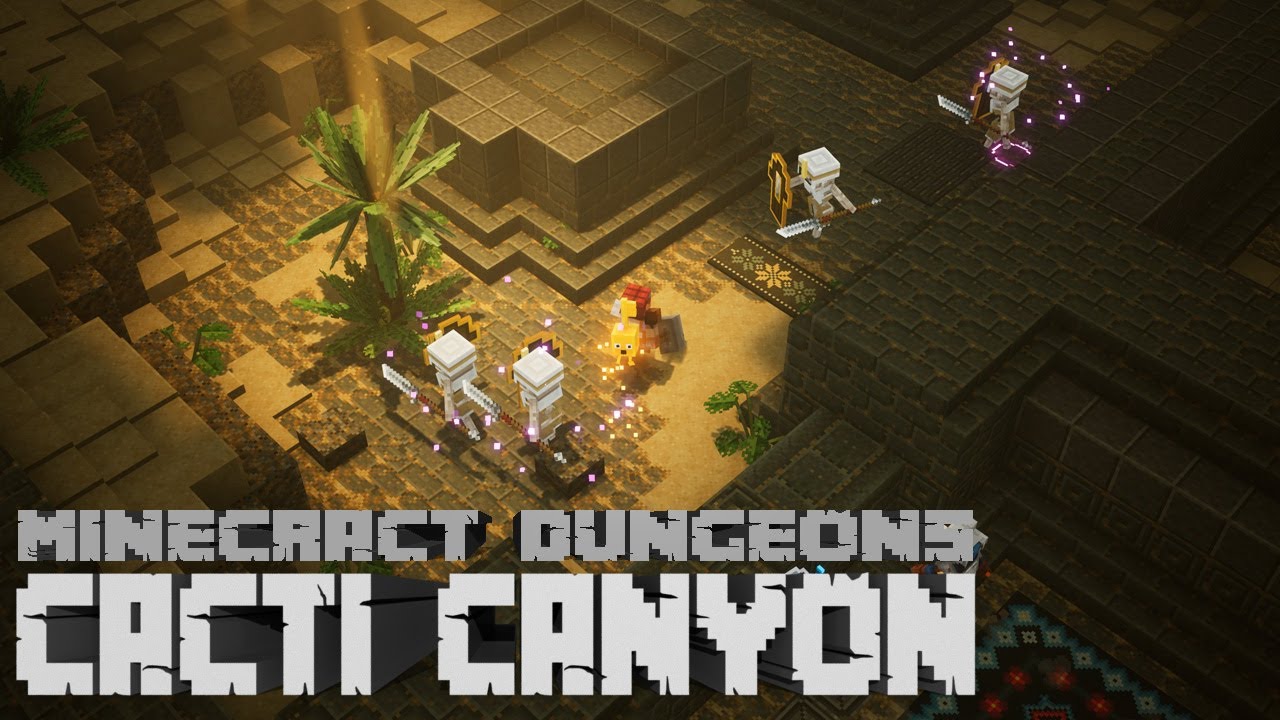 Minecraft Dungeons :: PC Gameplay :: Cacti Canyon (No Commentary) - YouTube
