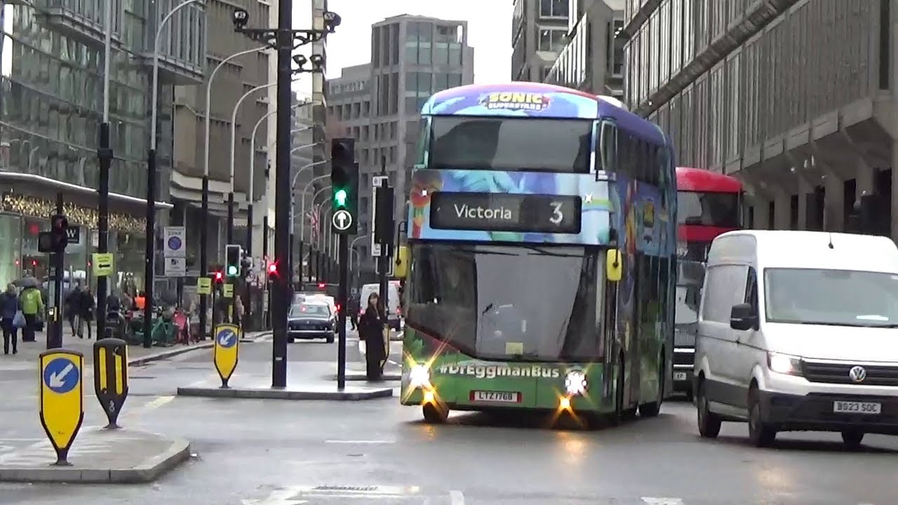 London Buses 2023-Victoria Station Variety - YouTube