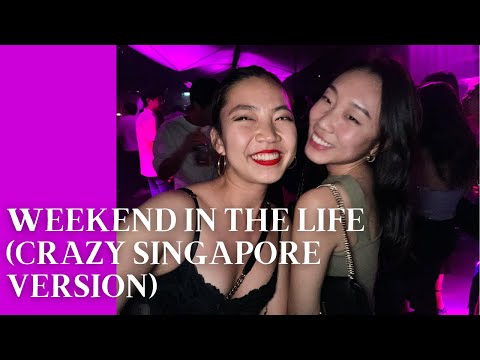 chaotic wknd in singapore | wedding crashers & hawker centers (ep. 2) #singaporevlog vlog