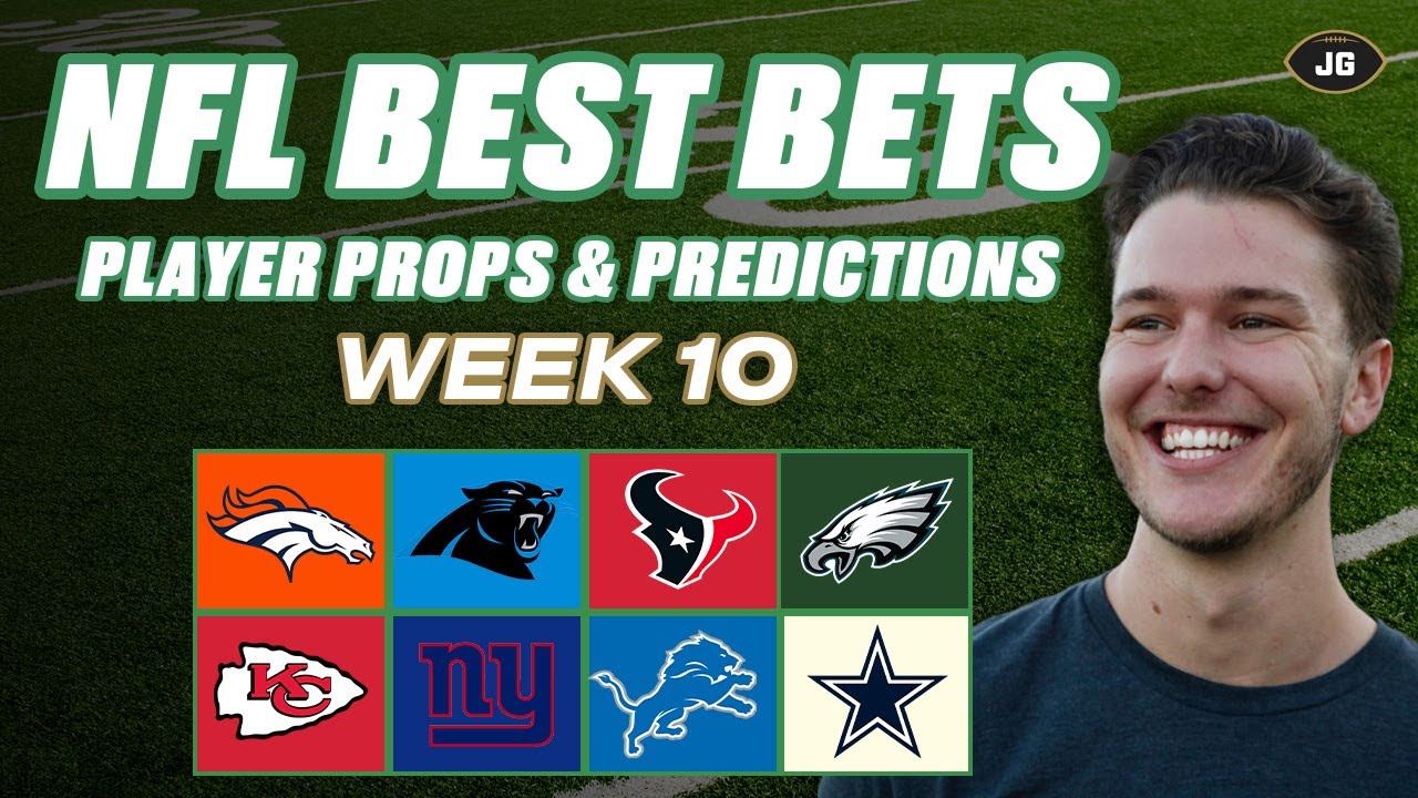 FOUR Best Bets for NFL Week 10 | Sunday Picks, Player Props ...