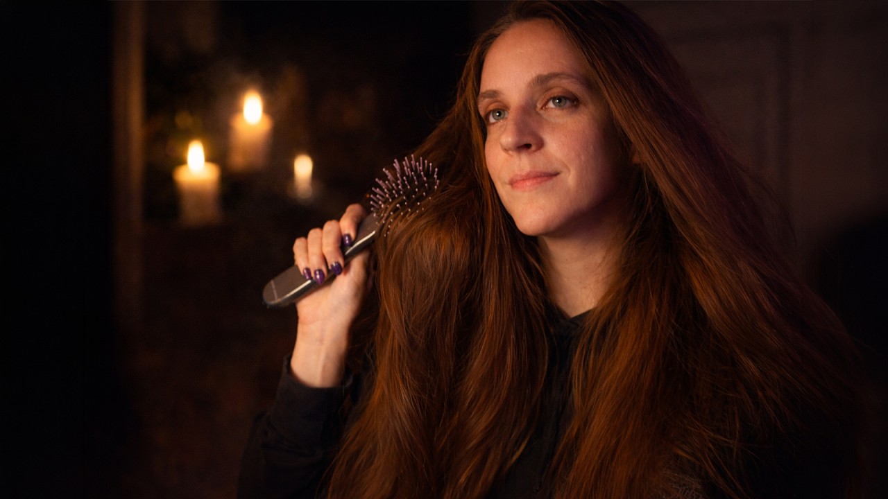 Hair Brushing ASMR by Candlelight [Deep Relaxation] - YouTube