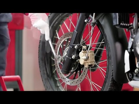 HOW-TO - Front and Rear Wheel removal | ROYAL ENFIELD HIMALAYAN SERVICE ...