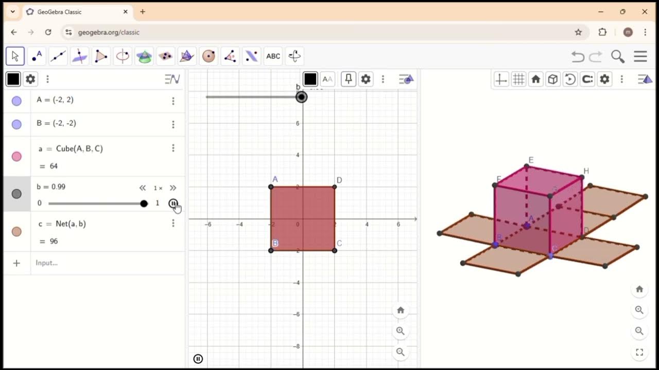 media pembelajaran membuat bangun ruang dengan menggunakan geogebra - YouTube