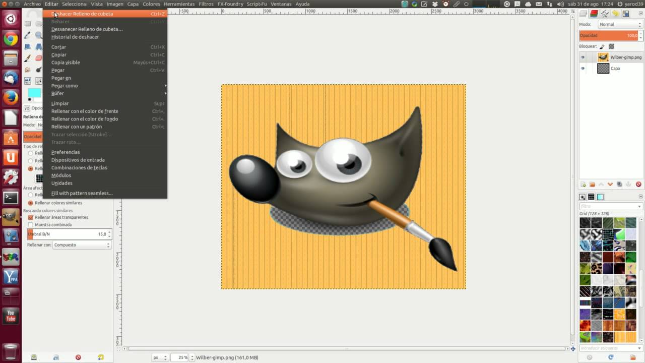 GIMP 116 : EJEMPLOS DE MODO DE PINTURA - YouTube