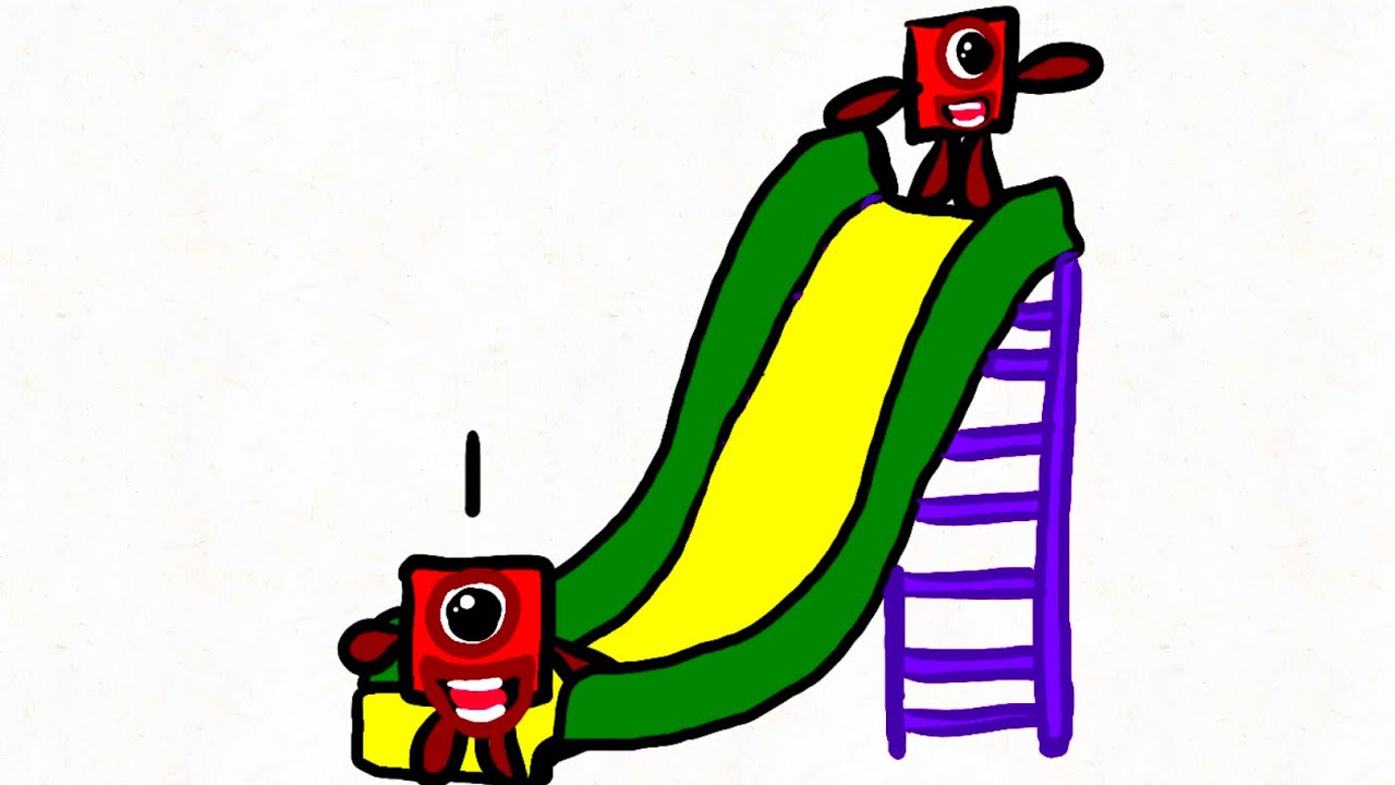 Numberblocks HOW TO MAKE Two On The Slide Numberblocks Flipaclip 2D Numberblocks HOW TO MAKE Two On The Slide Numberblocks Flipaclip 2D