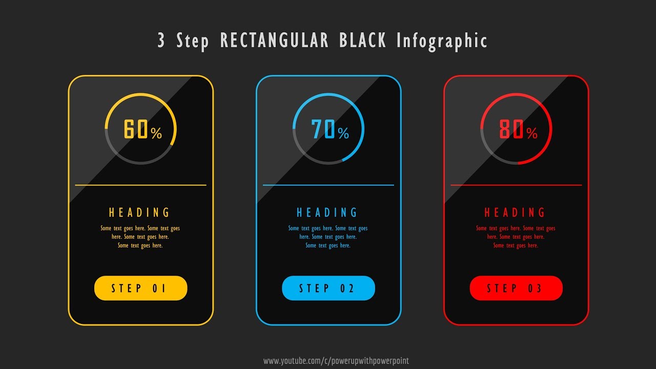 18.Create 3 Step RECTANGULAR Infographic|PowerPoint Presentation ...