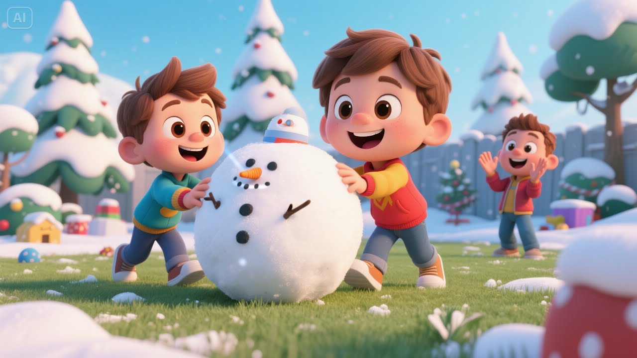 Build a Snowman – Winter Song Remix | Popular Nursery Rhyme ...