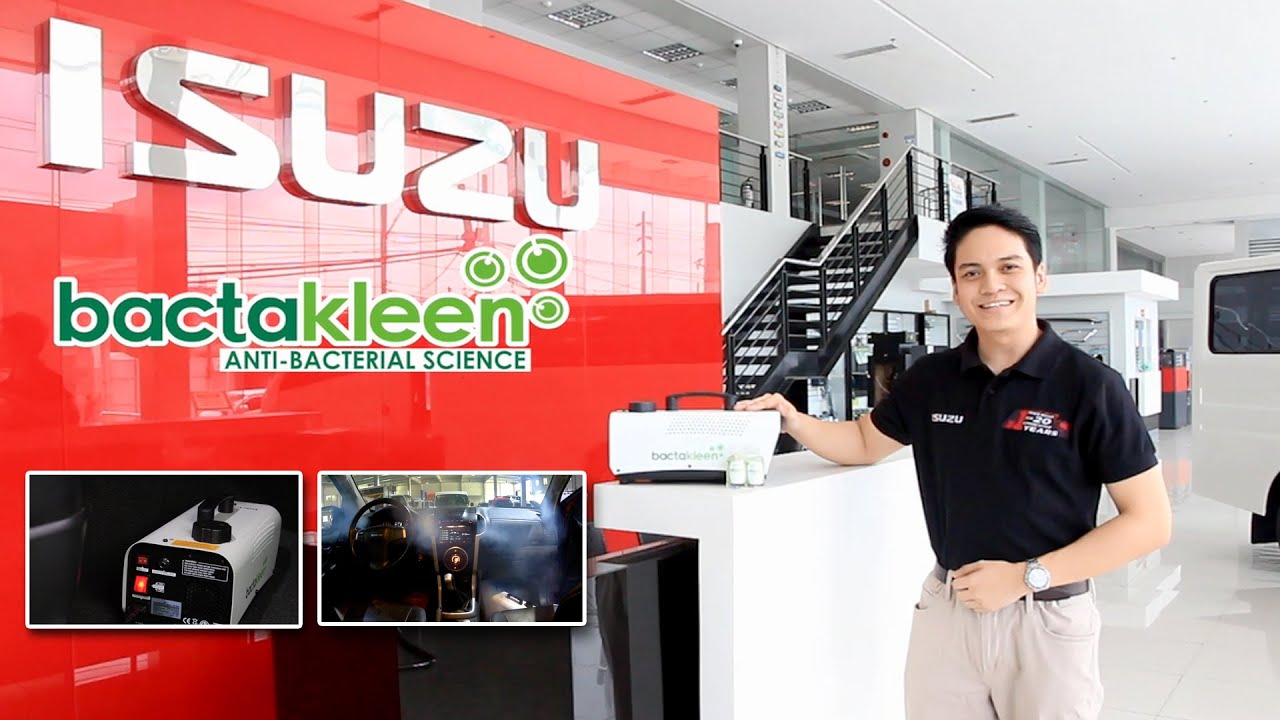 Isuzu's newest sanitation system | Bactakleen Ultramist Treatment - YouTube