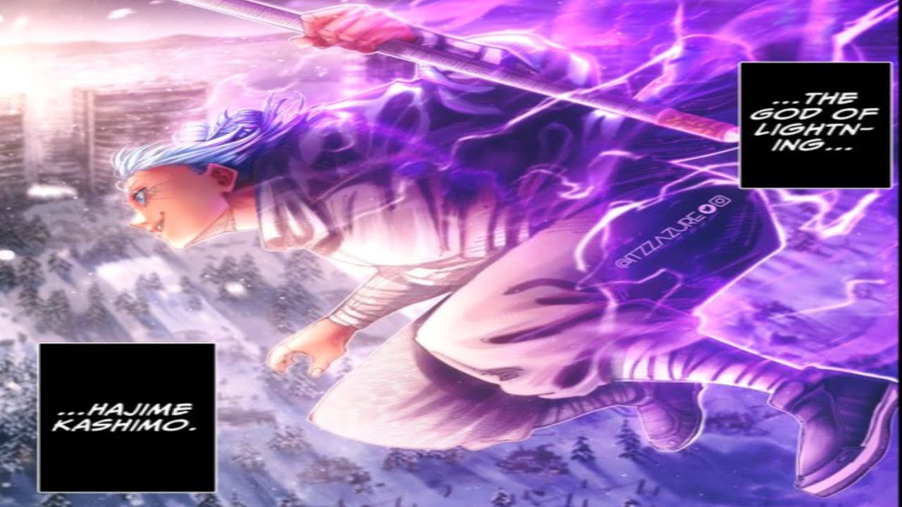 "Entering the battlefield was Kashimo Hajime, The God of Lightning" x ...