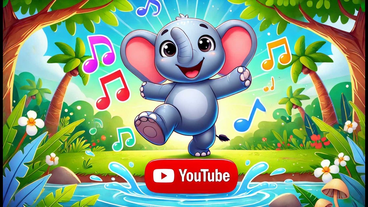 Elephant Stomp Song for Kids | Fun & Educational Elephant Dance - YouTube