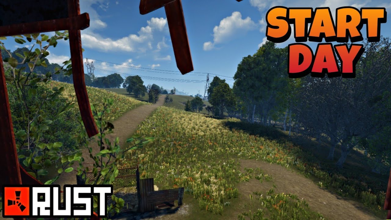 Start Day na Nova Atualização- Rust Console. - YouTube