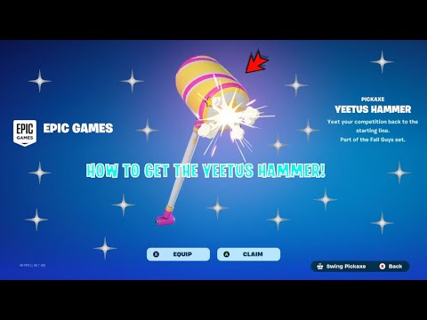 How to Get the Yeetus Hammer in Fortnite New FREE Fall Guys Exclusive ...