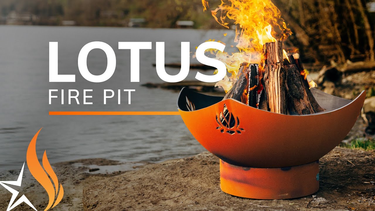 The Lotus Fire Pit by Fire Pit Art - YouTube