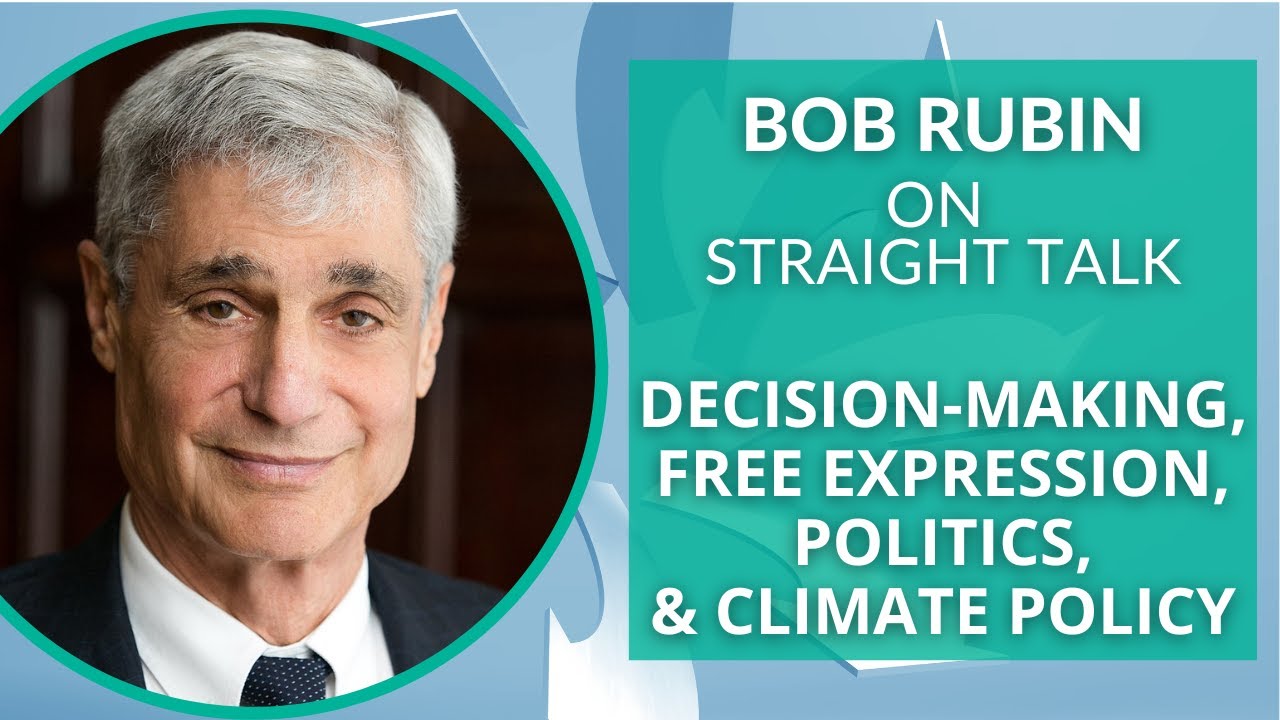 Bob Rubin on Leadership, the Economy, and Politics Today - YouTube