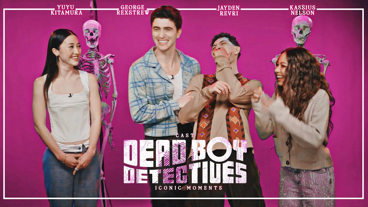 dead boy detectives cast being iconic for 17 minutes and 10 seconds ...