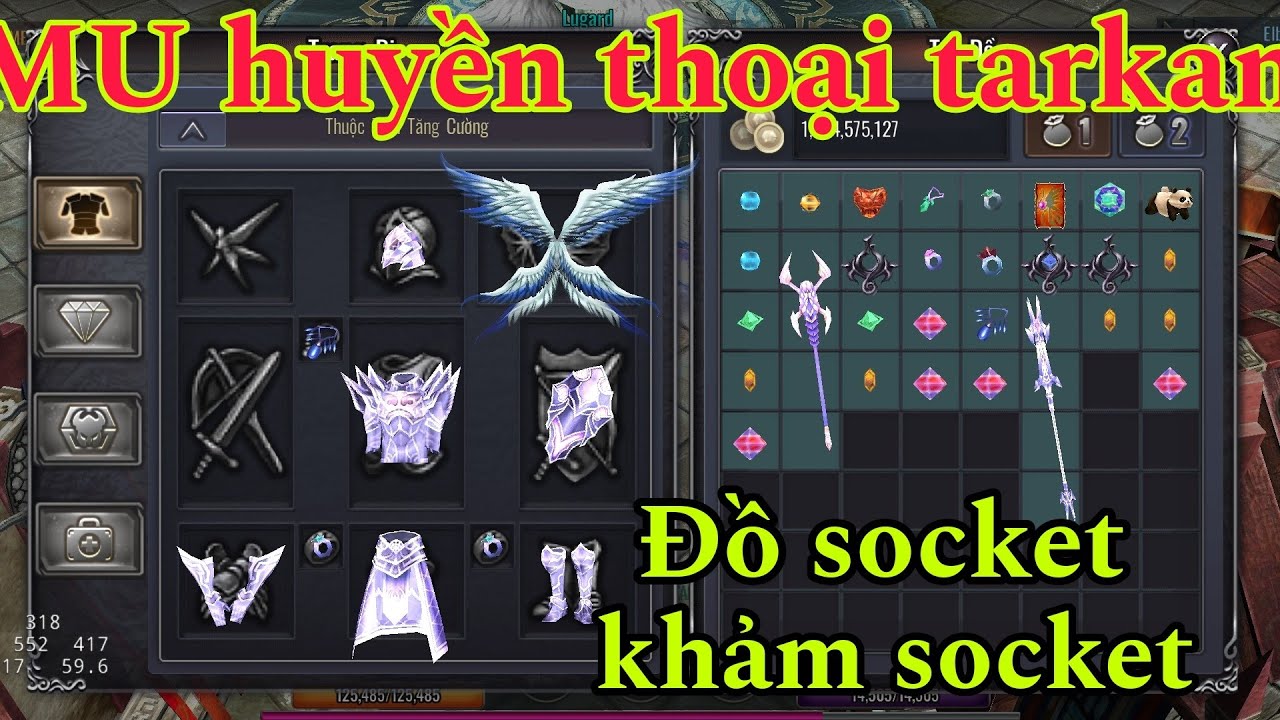 Đồ socket và khảm socket | MU Legend Tarkan - YouTube