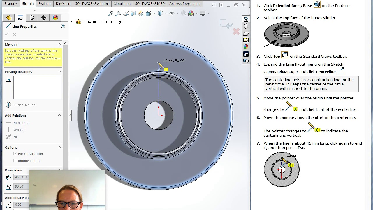 Fillets in Getting Started Tutorial - SolidWorks 2018 - YouTube