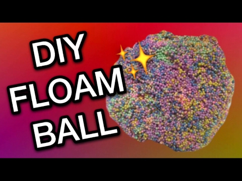 DIY FLOAM BALL! KARINA GARCIA DIY! - YouTube