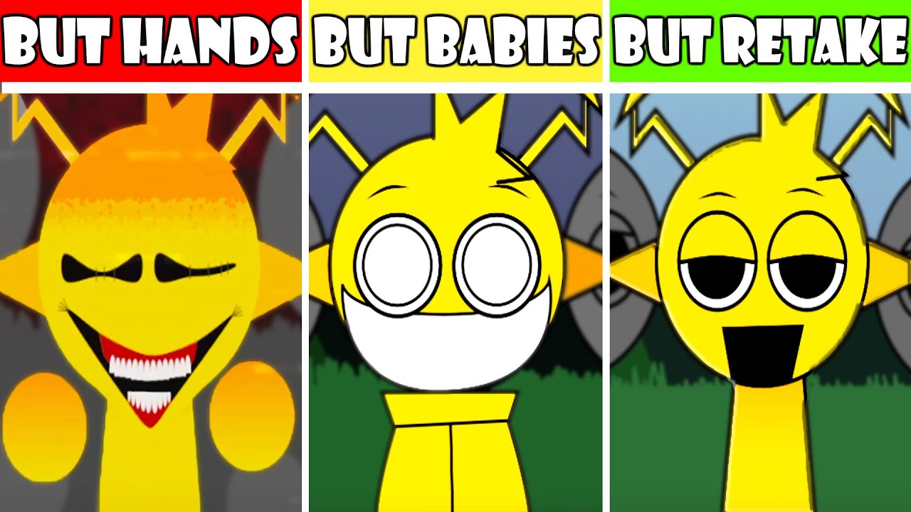 Sprunki Retake vs Sprunki Retake But Hands vs Sprunki Retake But Babies ...