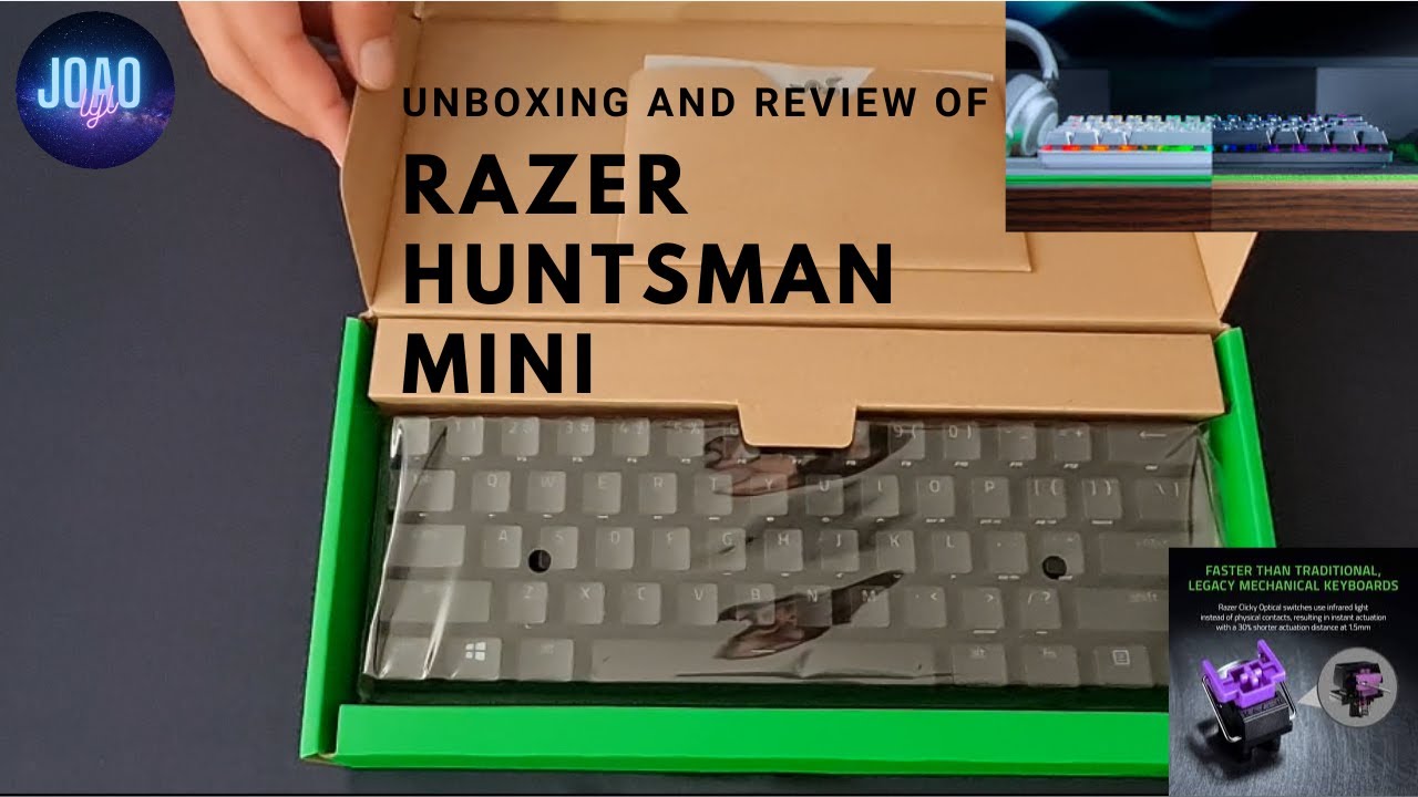 Razer Huntsman Mini Unboxing and review - YouTube